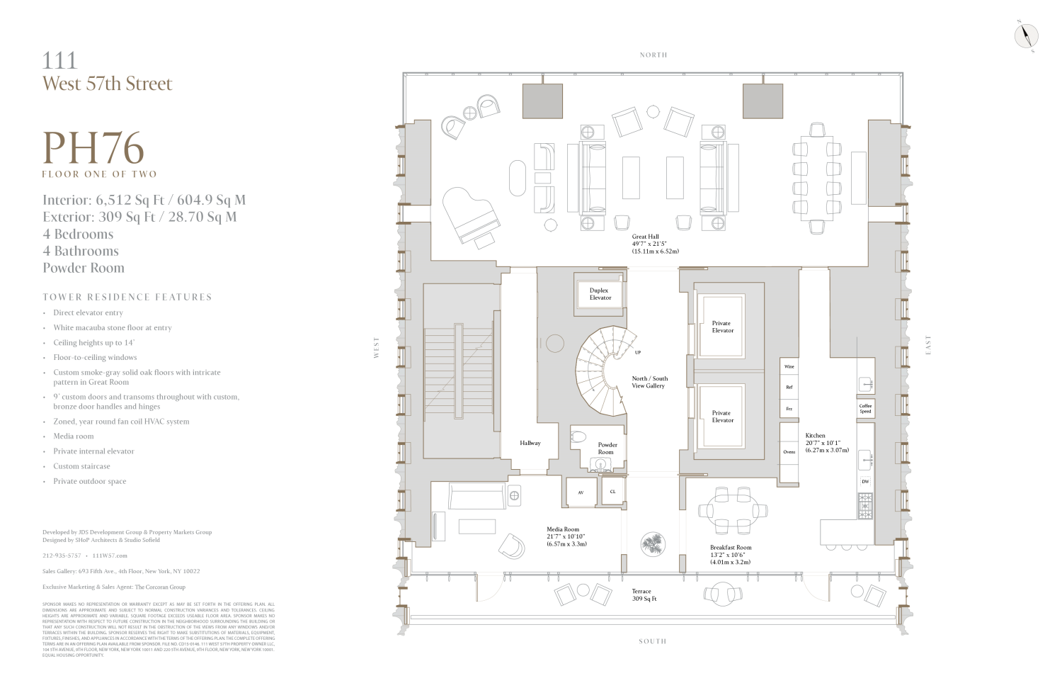 Ph76 At 111 West 57 Street Listing Information